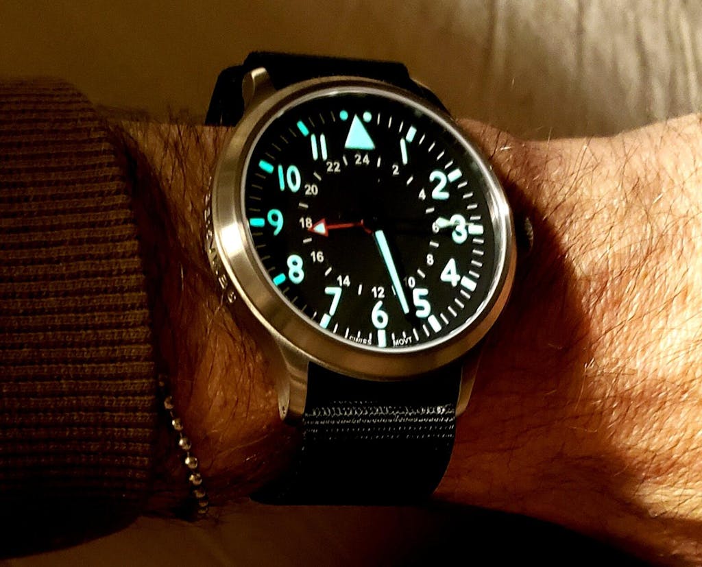 44mm Large Titanium GMT Watch by Maratac® | CountyComm