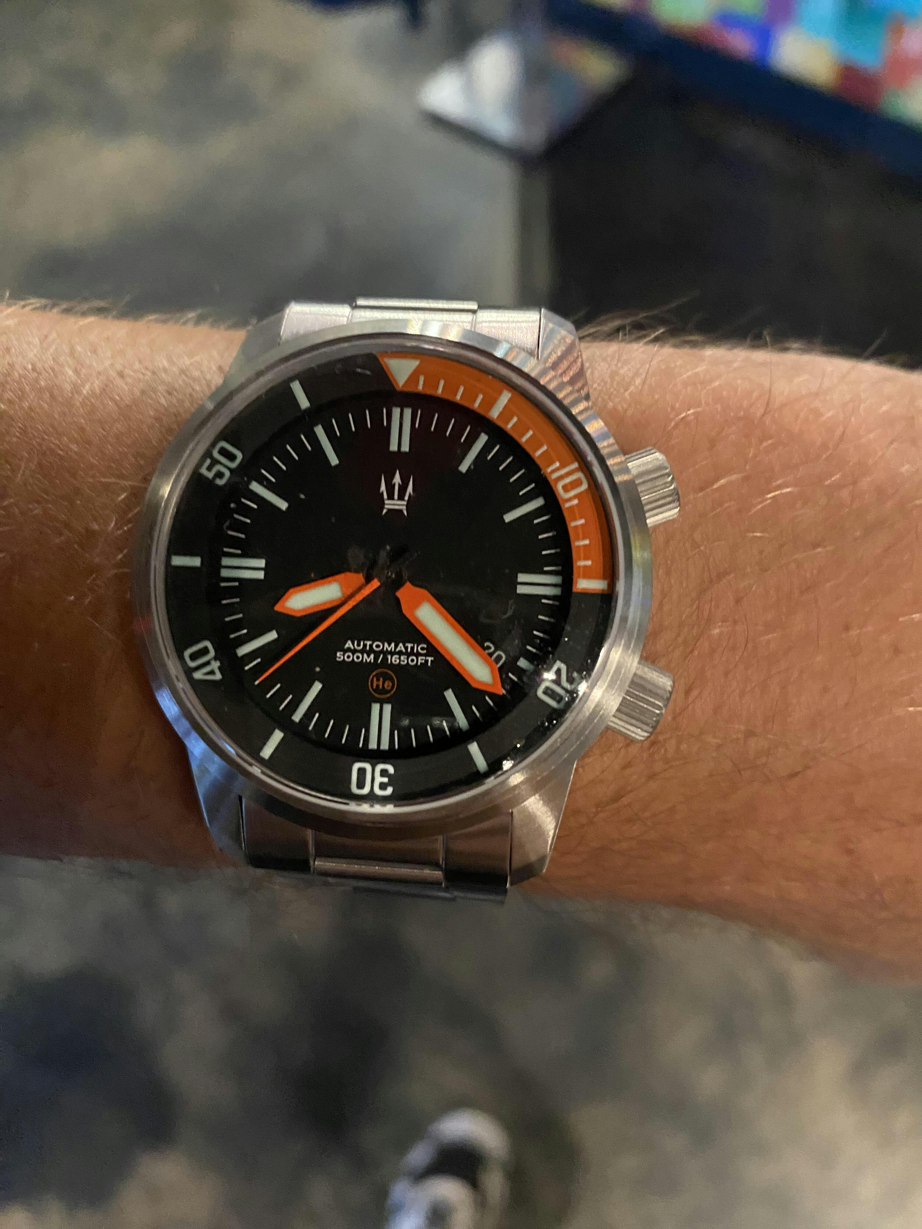 Titanium DC-50 Dual Crown 50ATM Diver Automatic Watch With Date ...