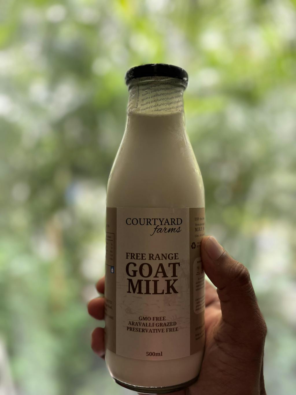 Buy 100% Fresh & Pure Goat Milk Online in Delhi NCR – Courtyard Farms