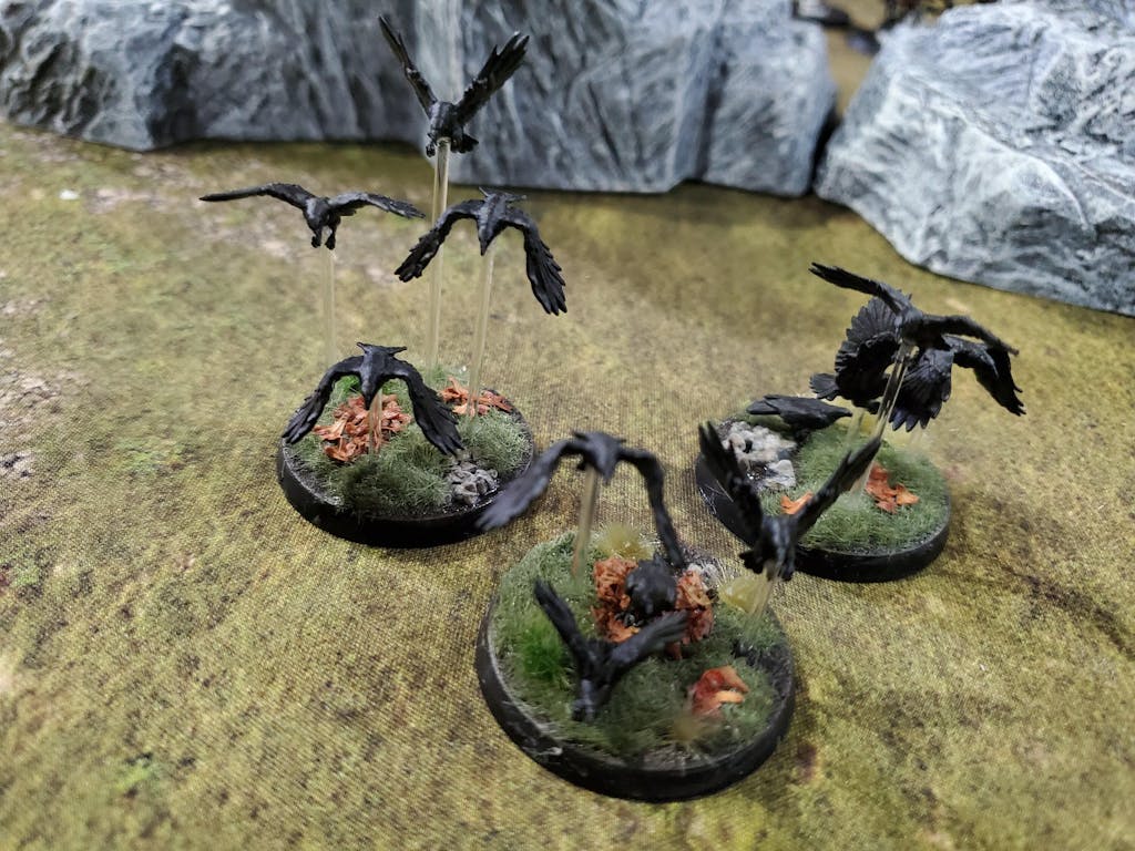 Crows | Resin 3D Printed Miniature | White Werewolf Tavern – Coveted Forge