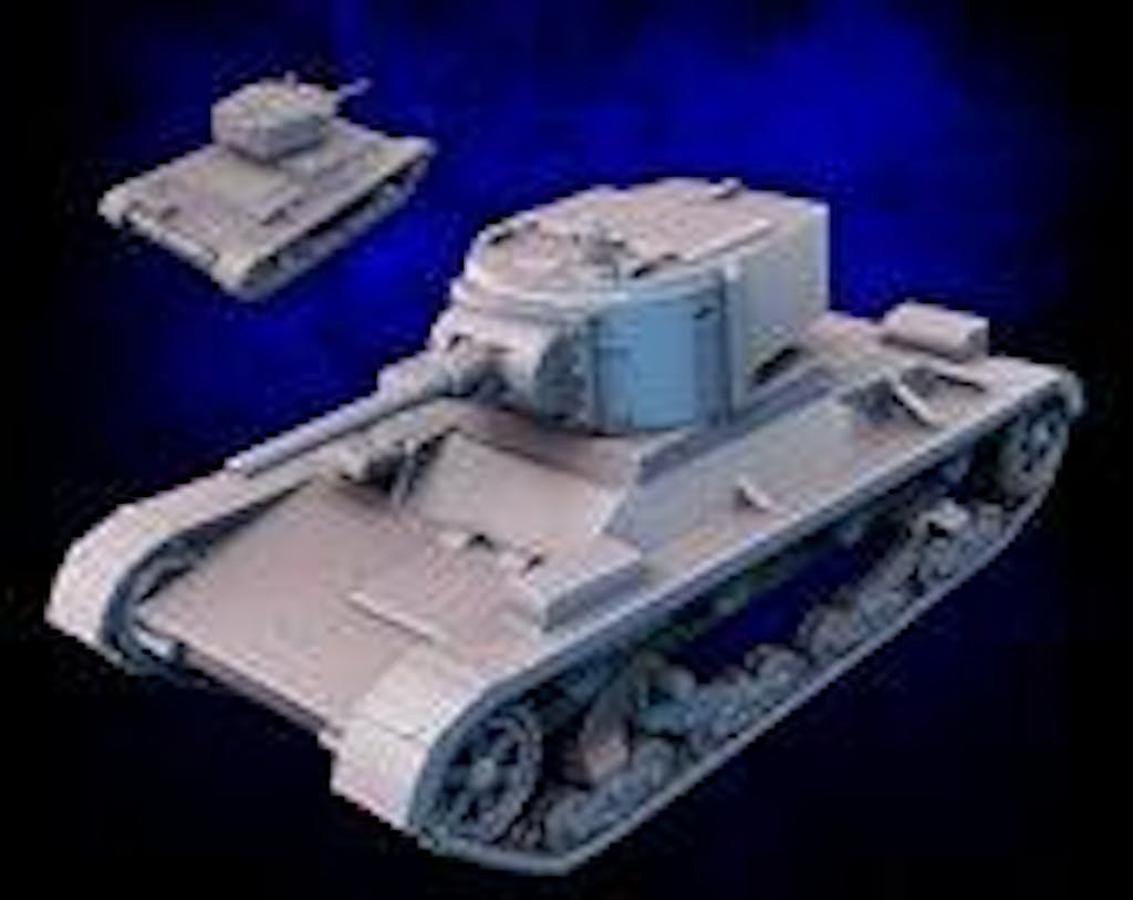 WW2 Soviet T26 Tank | Resin 3D Printed Miniature | Kyoushuneko ...