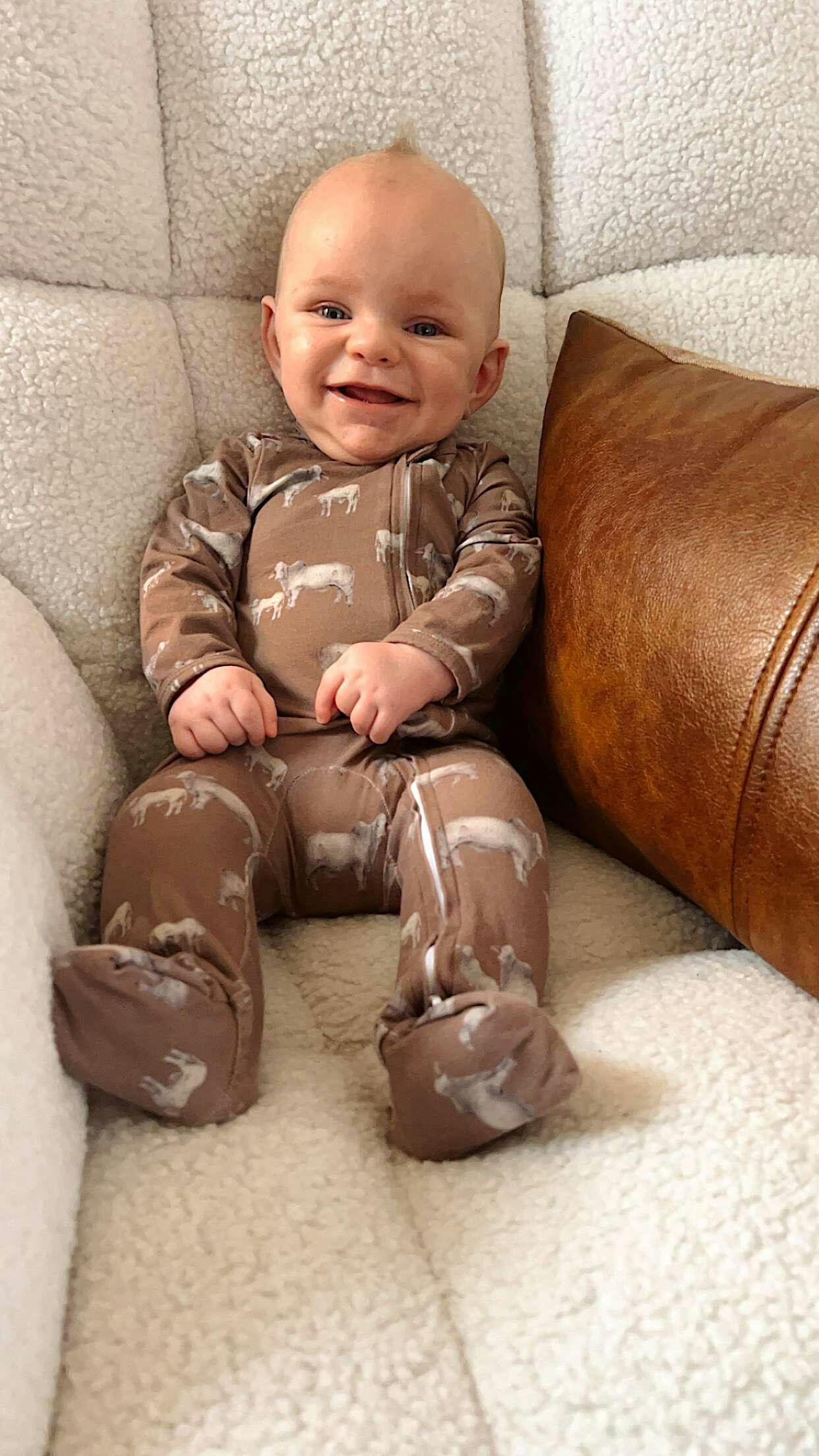 Olive Angus Folding Feet Jammies – Cowkid Clothing Company