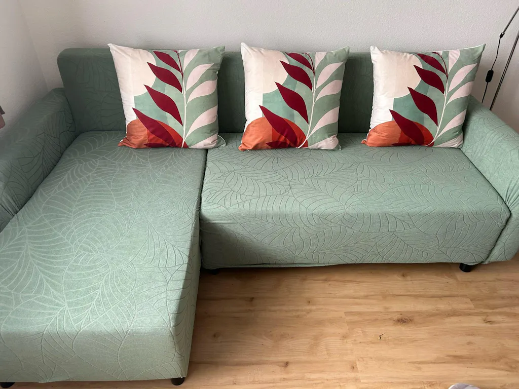 Sofa Couch Cover Thick Jacquard Leaf Pattern Sofa Cover For Living Room ...