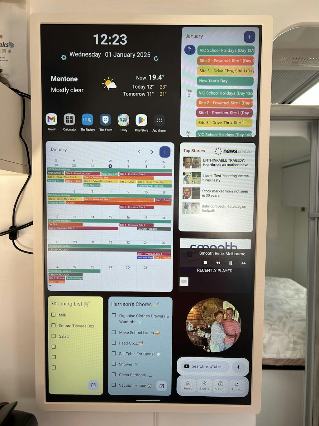 Cozyla Calendar+ 4K | The Best Family Calendar Smart Digital Calendar ...