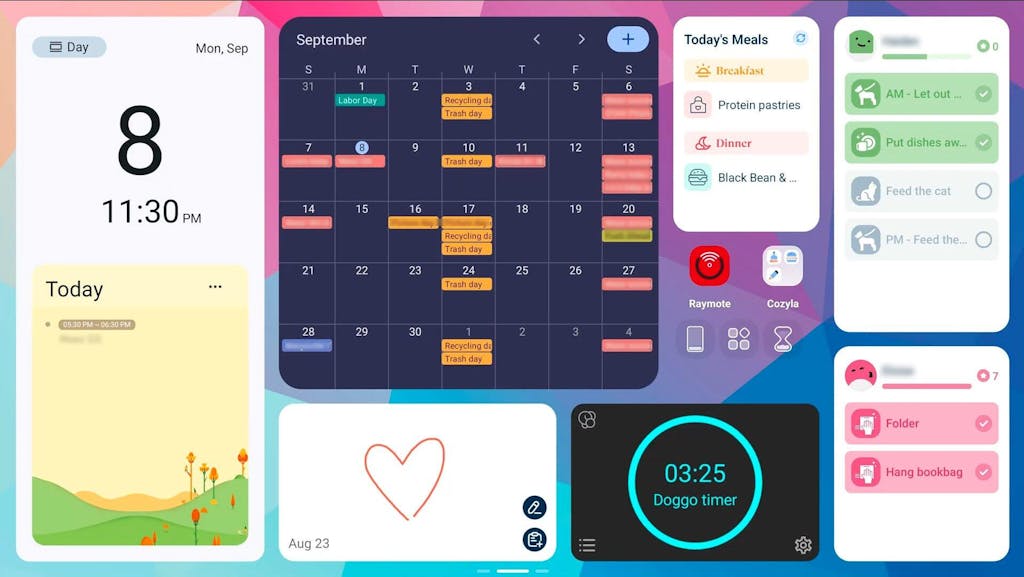 Best Digital Family Calendar - Cozyla