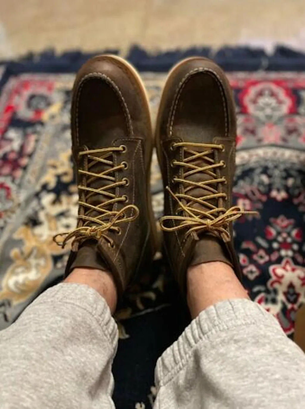Leather moc toe boots#N# – Craft & Glory