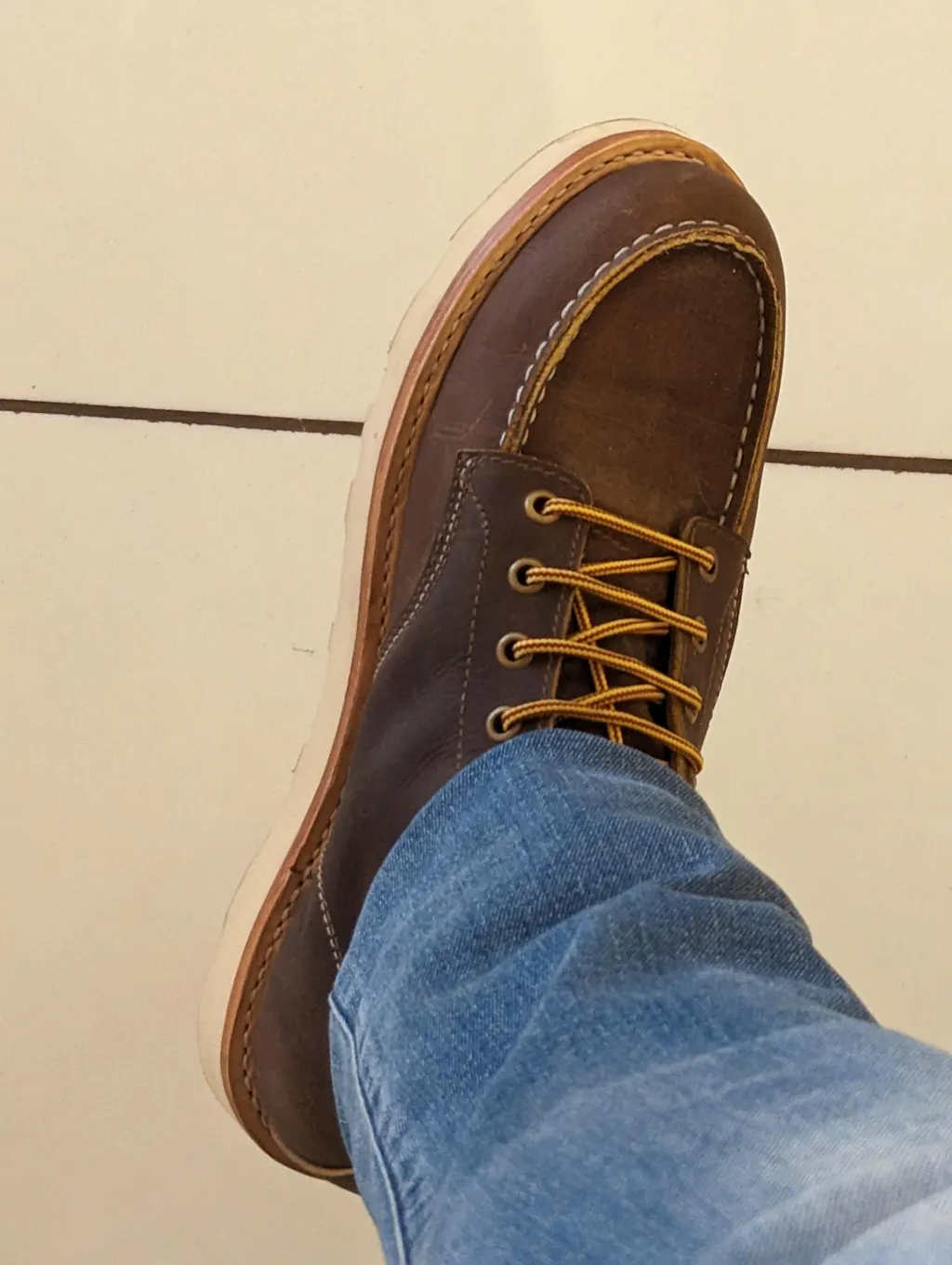 Leather moc toe boots – Craft & Glory International