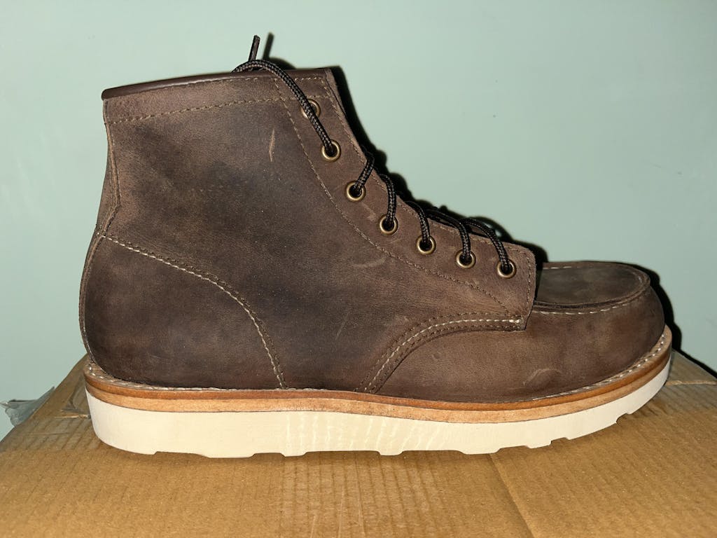 Leather moc toe boots – Craft & Glory