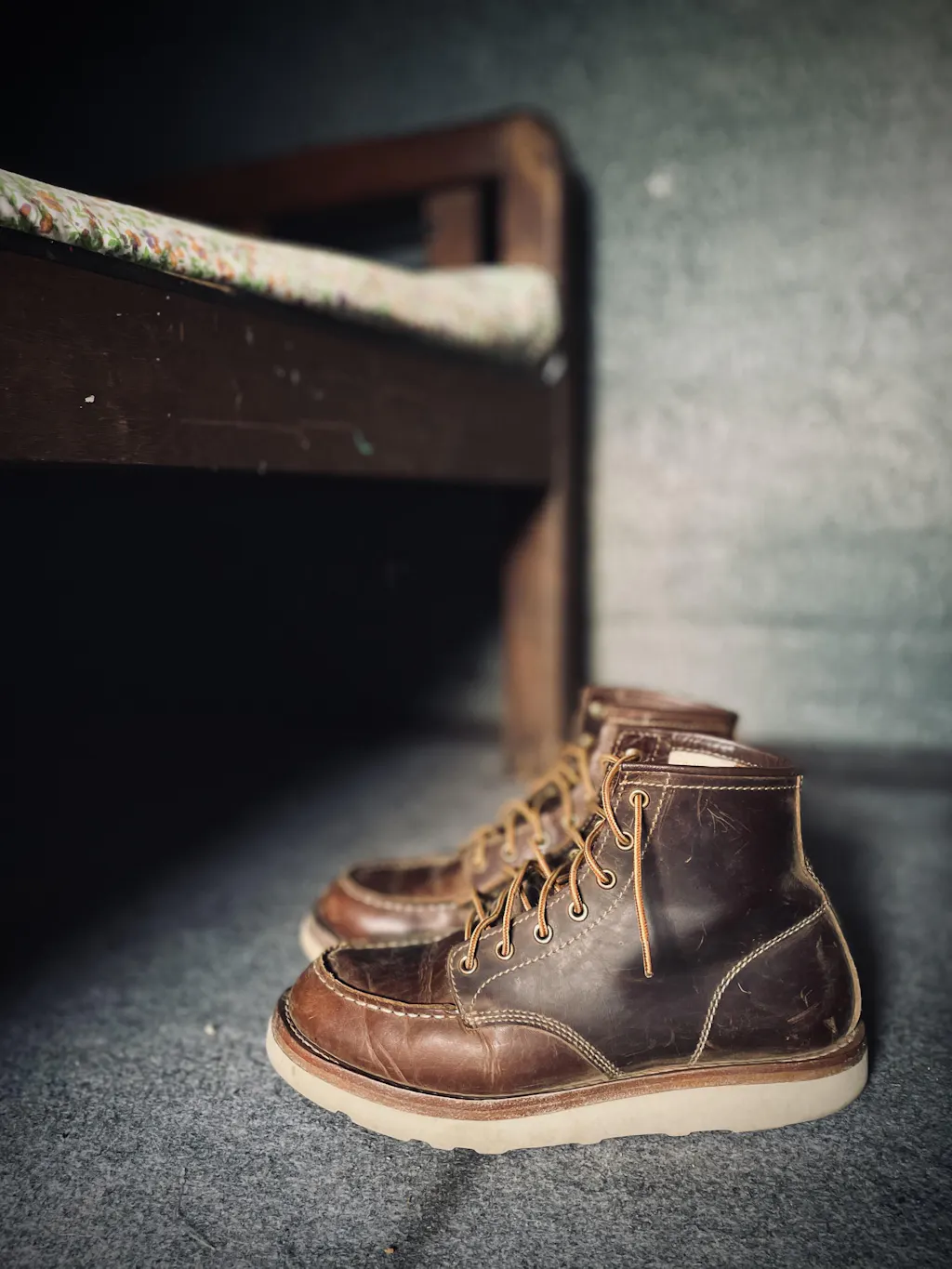 Leather moc toe boots – Craft & Glory International