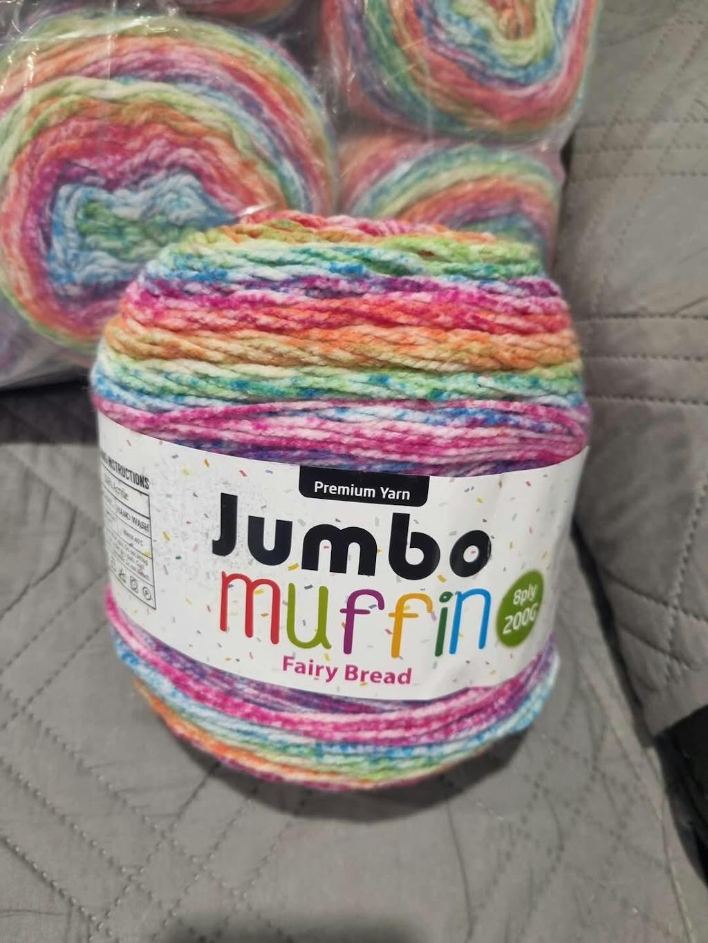 Yatsal Jumbo Muffin Cake Yarn 8Ply 200g | | CRAFT2U