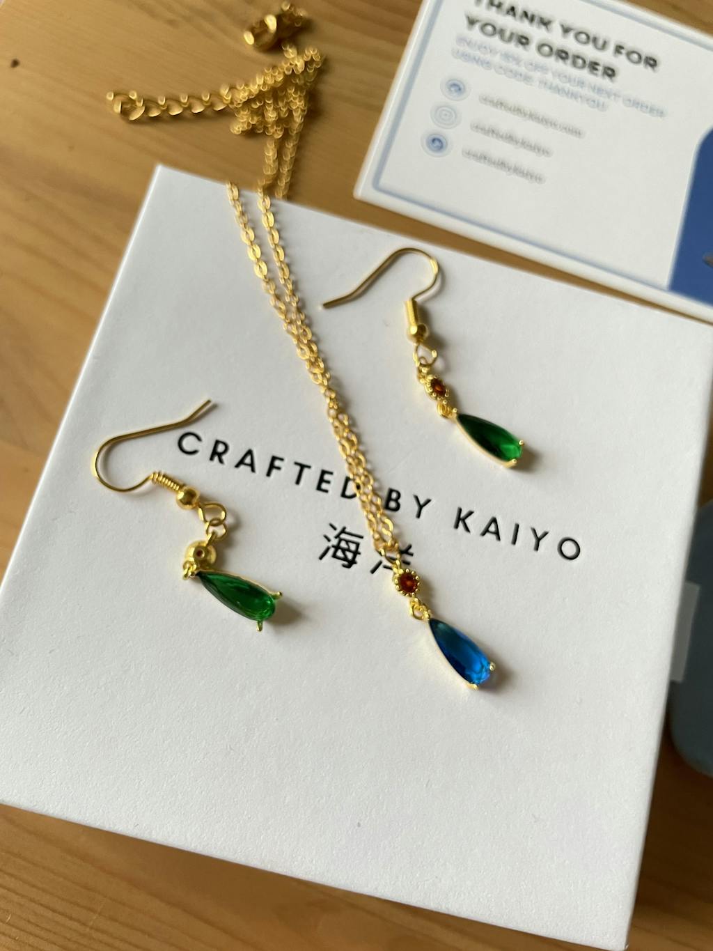 Howls Moving Castle - Wizard Howl - Necklace + Earring Set – craftedbykaiyo