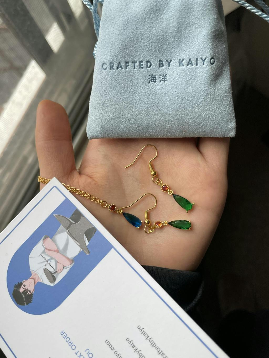 Howls Moving Castle - Wizard Howl - Necklace + Earring Set – craftedbykaiyo