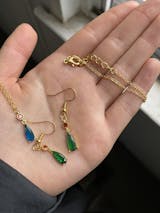 Howls Moving Castle - Wizard Howl - Necklace + Earring Set – craftedbykaiyo