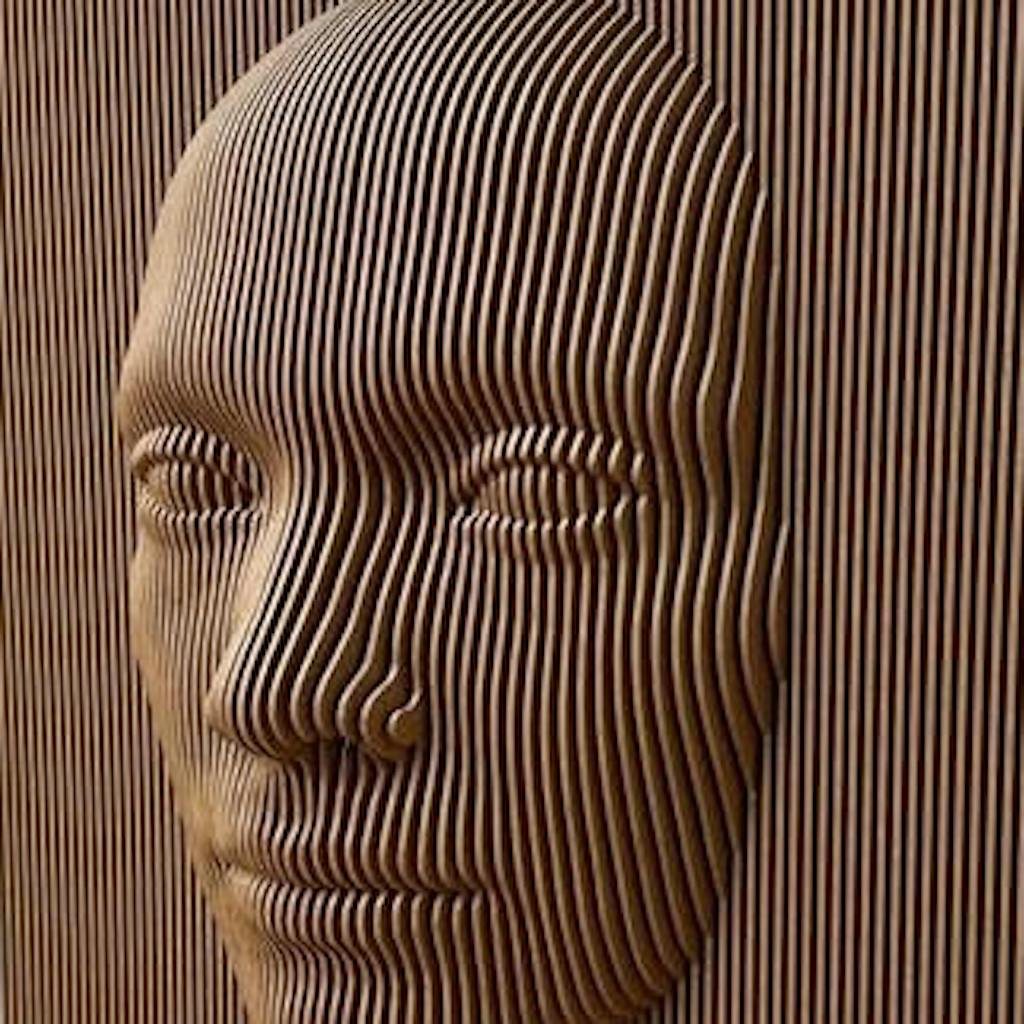 3D Parametric Face Wall Decor – CraftivaArt