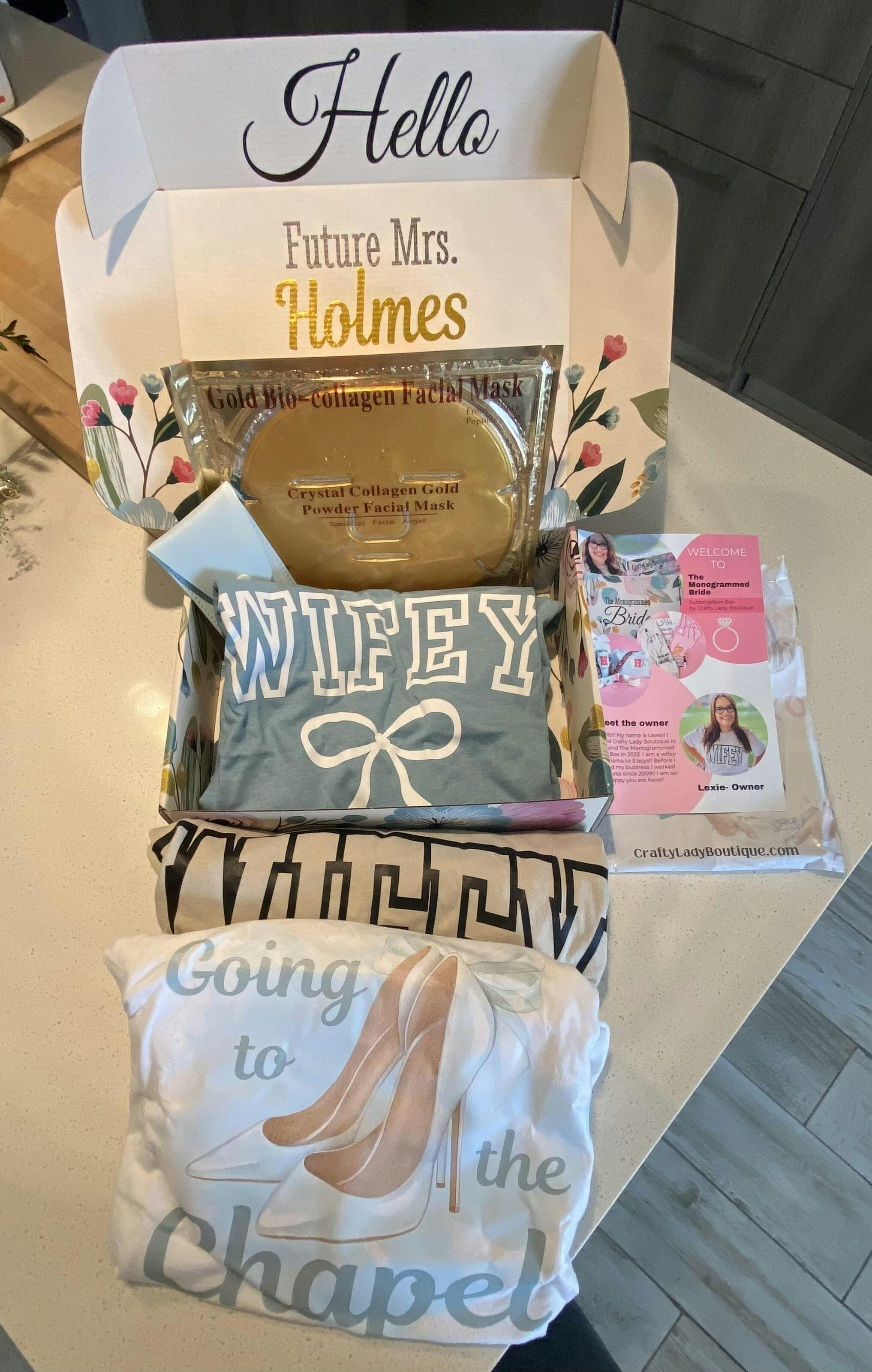 The Monogrammed Bride- Monthly Subscription Box – Crafty Lady Boutique