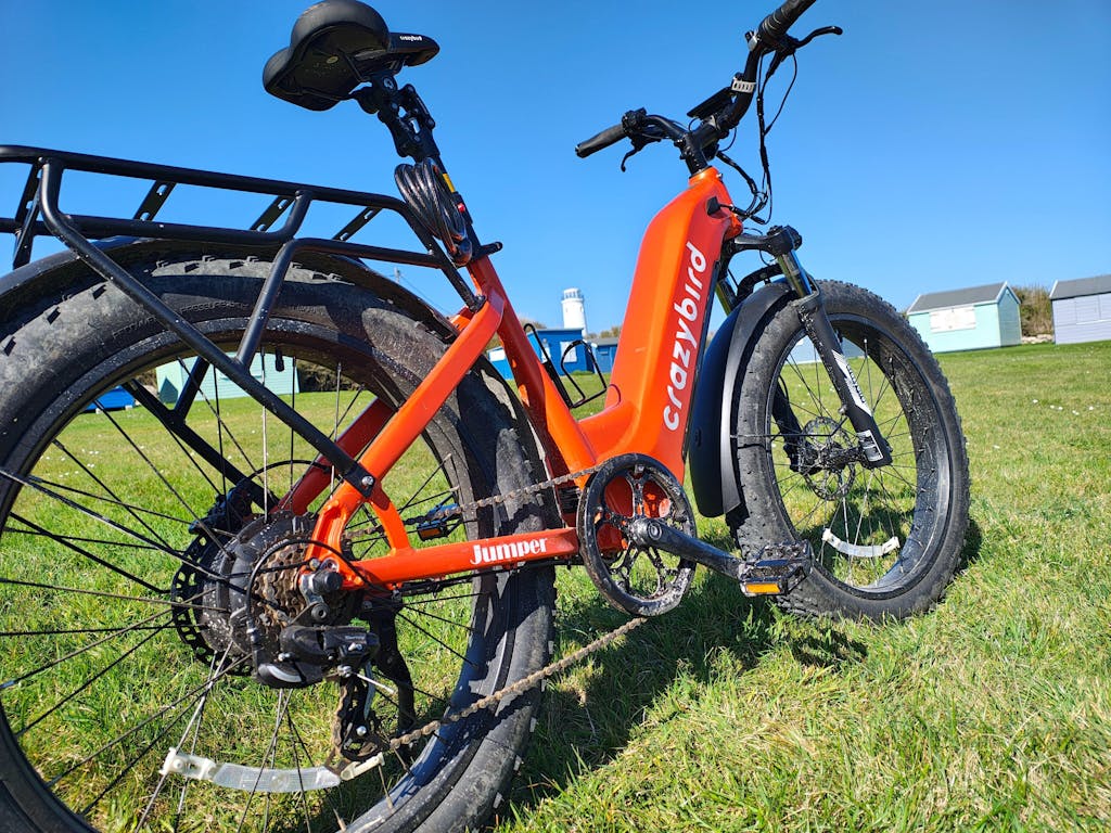 Crazybird-Jumper Electric Bike for Adults with 750W Motor 26" x 4.0 Fat Tire 52V 20AH Removable ...