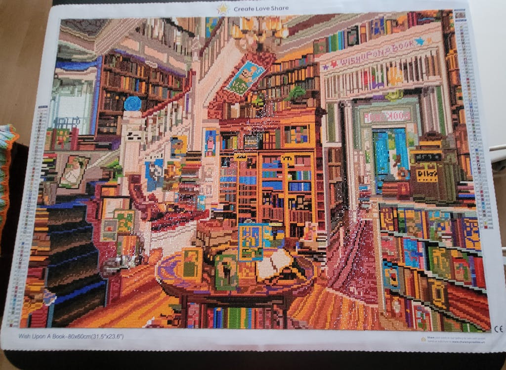 Wish Upon A Book Diamond Painting Art Kit | Create Love Share AU