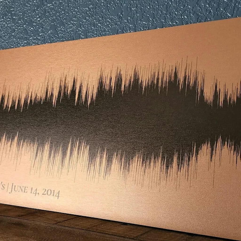 🥇 Soundwave Art - Sound Wave Art of Your Voice or Favorite Song!