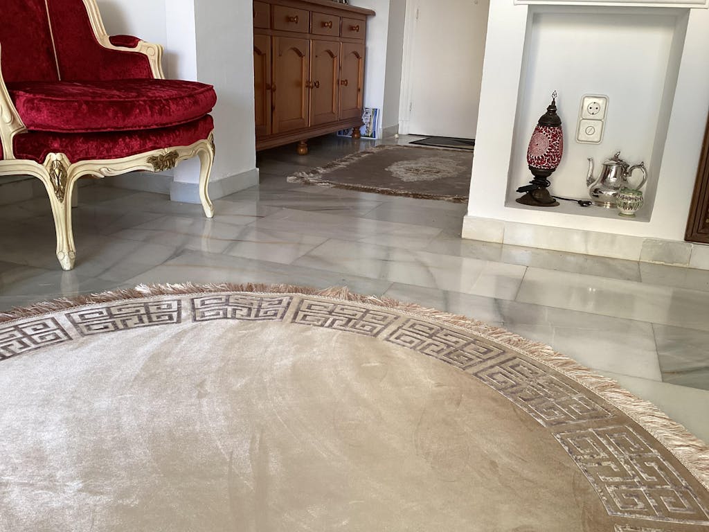 Anka Exclusive Greek Key Pattern Black Men's Bathrobe Set, Luxury Robe