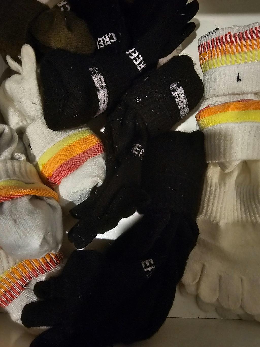 Midnight Glory, Merino Wool Toe socks | Limited Edition #6 | Creepers Socks