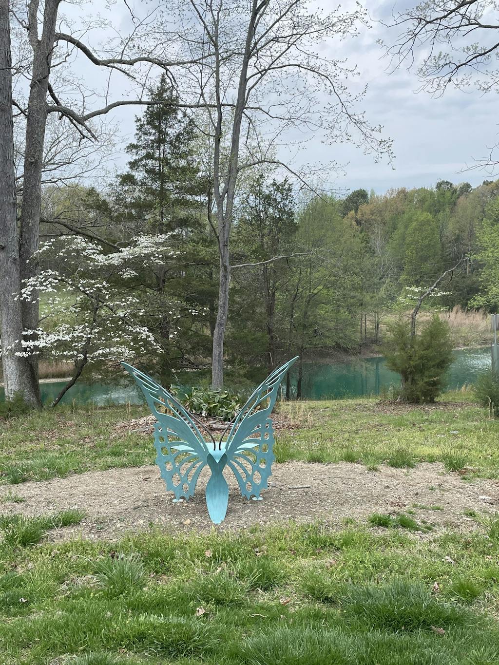 Butterfly Bench - Outdoor Metal Garden Benches - Steel, – Cricket Forge