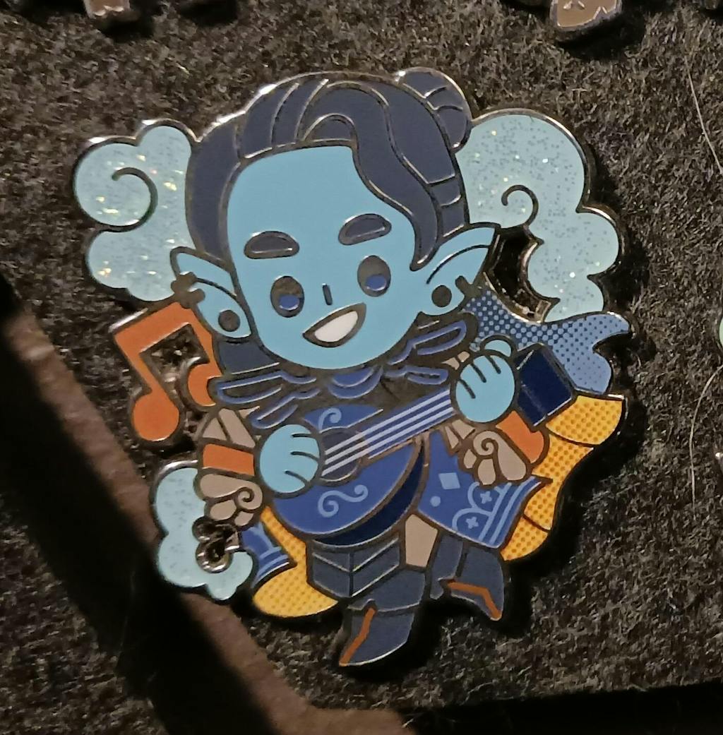 Critical Role Chibi Pin No. 23- Dorian Storm
