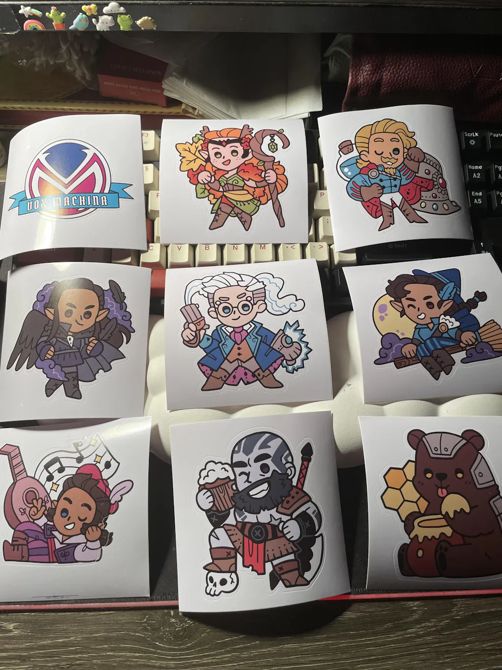 Vox Machina Chibi Vinyl Decals Set 10-Pack – Critical Role