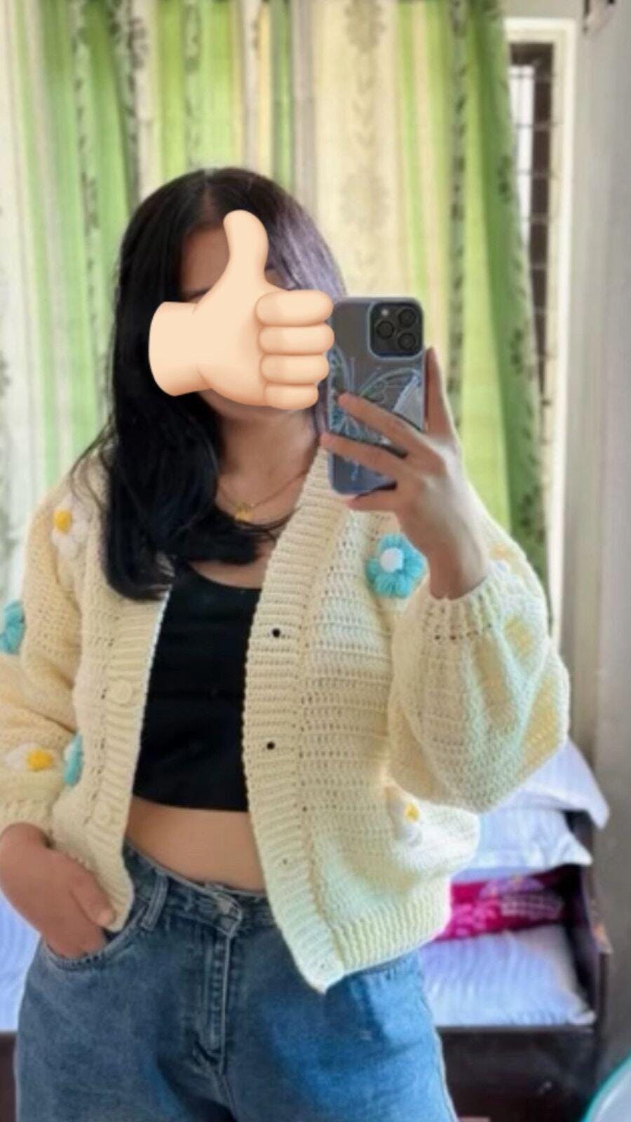 Women Elegant Lace Cover Up Full Sleeve