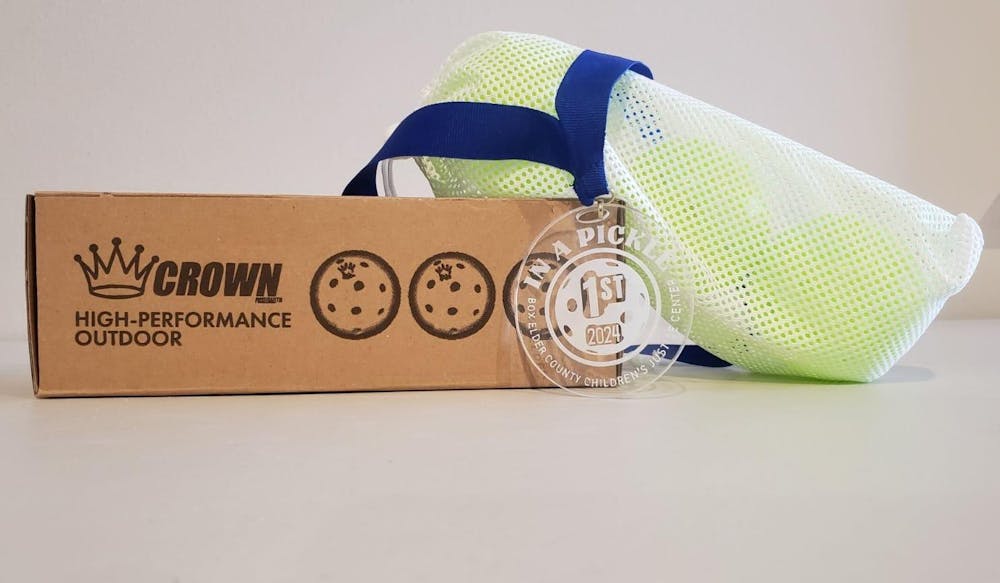 CROWN PICKLEBALL - High-Performance OUTDOOR Pickleballs (100-PACK CHER ...