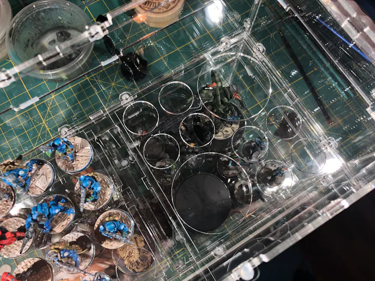 Crystal Fortress: Magnetic Acrylic Display Cases | Miniatures & Games