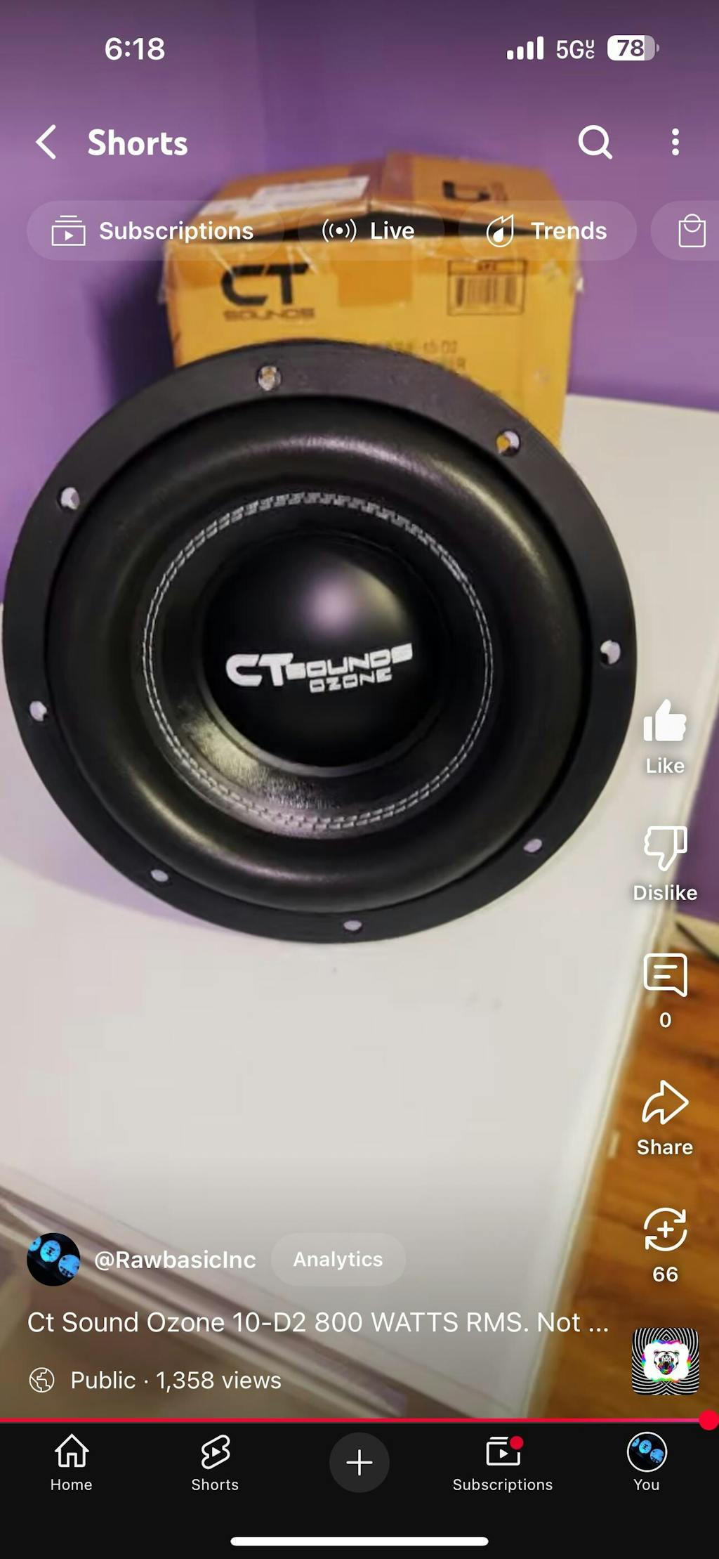 OZONE-10 - 1600W 10 Inch SPL Car Subwoofer - CT Sounds – CT SOUNDS