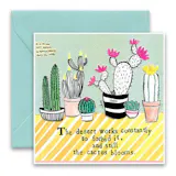 Cactus Greeting Card