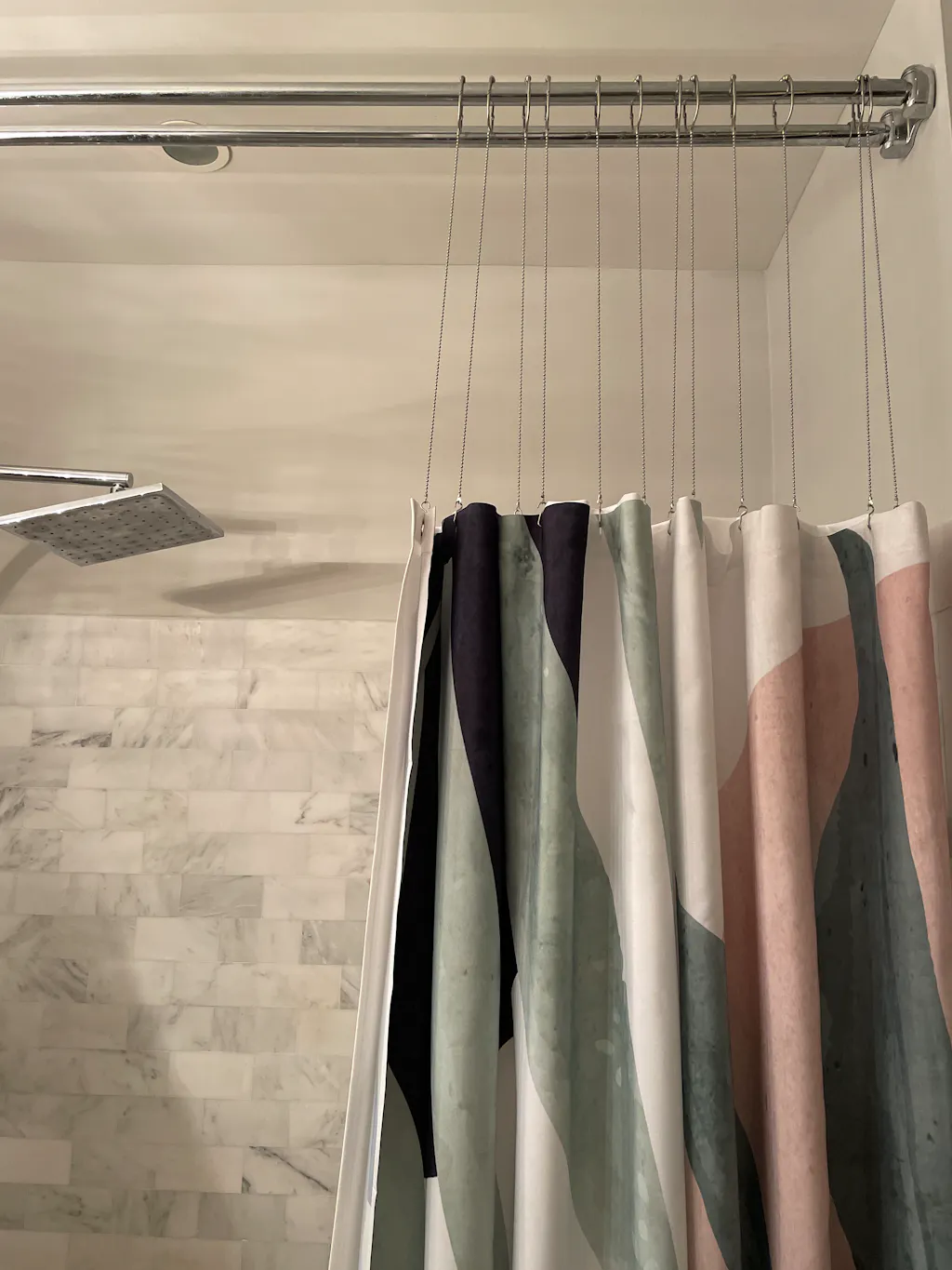 18" Drop Chain with S Hook – Curtain Rod Connection