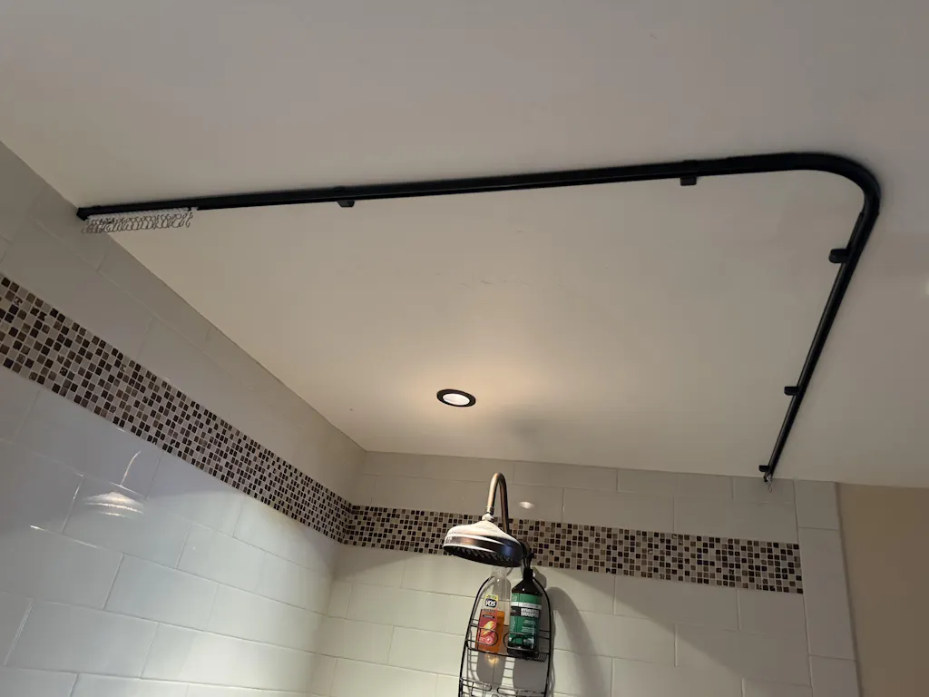 Shower Curtain Track Set – Curtain Rod Connection
