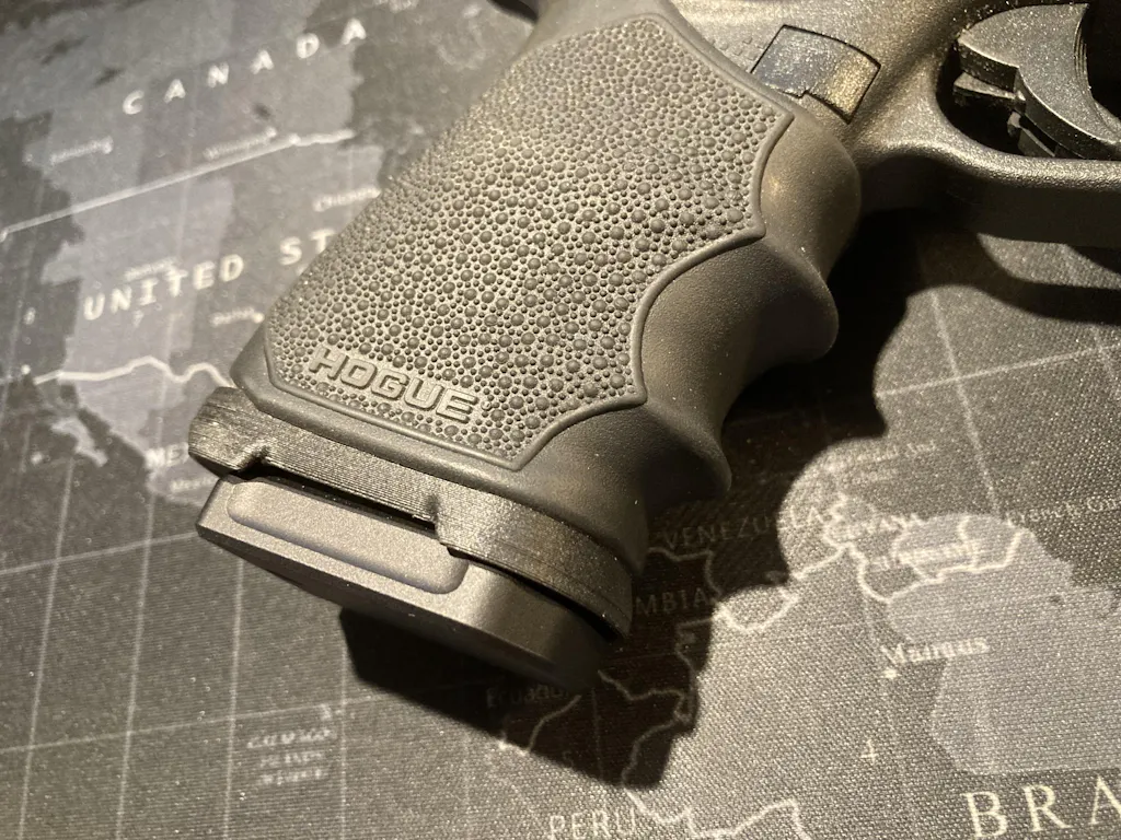Aluminum Black Base Plate for PSA Micro Dagger Magazine