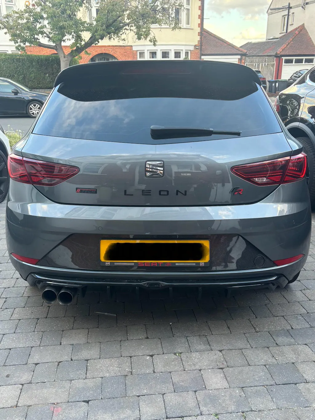 Seat Leon MK3.5 Rear Bumper Garnish - Cupra - Carbon fibre 5F – Custom ...
