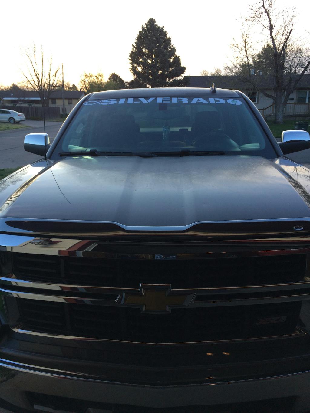 Chevy Silverado Windshield Banner Chevy Window Decal Sticker | Custom ...