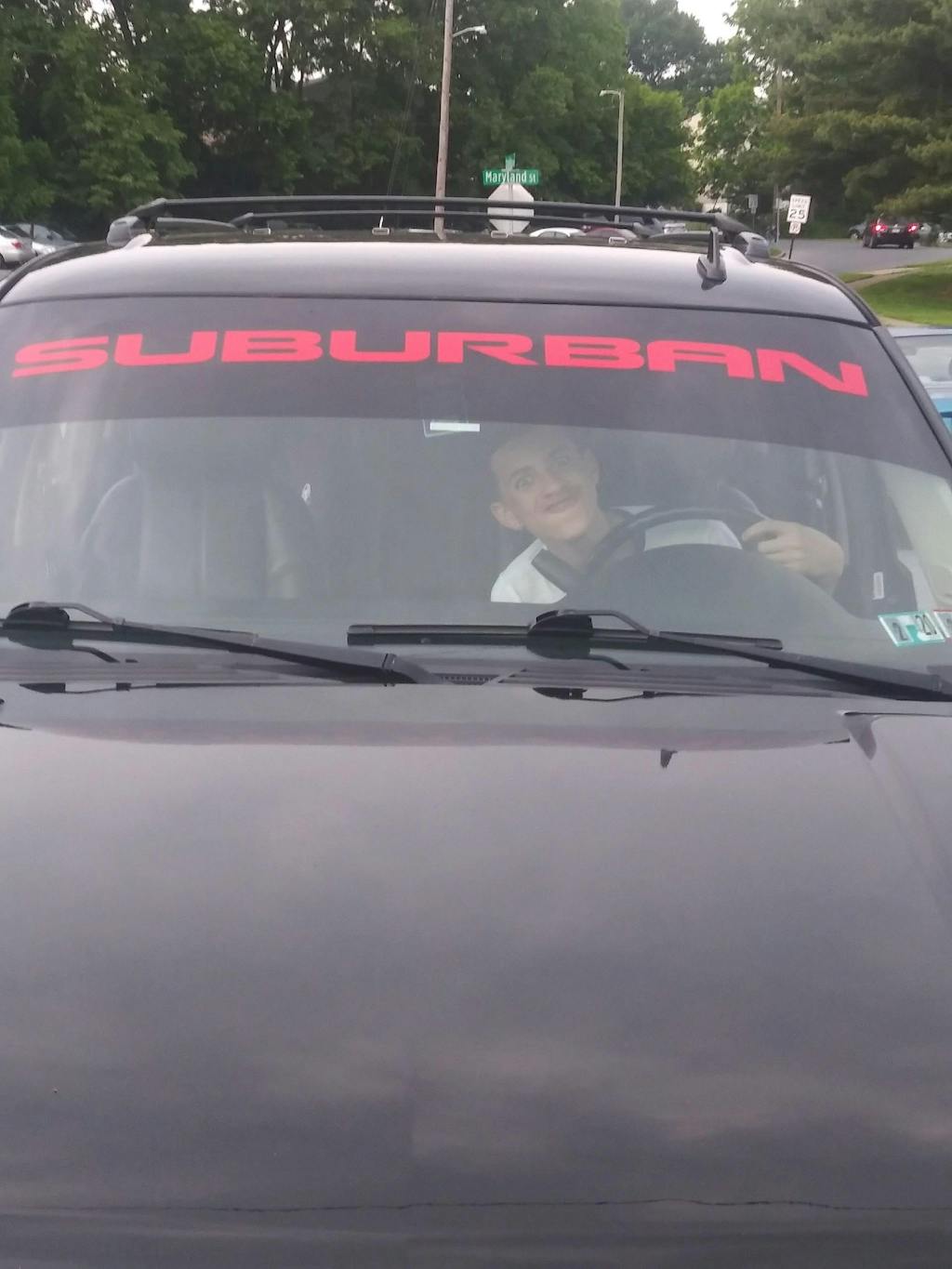 Chevy Suburban Windshield Banner Chevy Window Decal Sticker | Custom ...