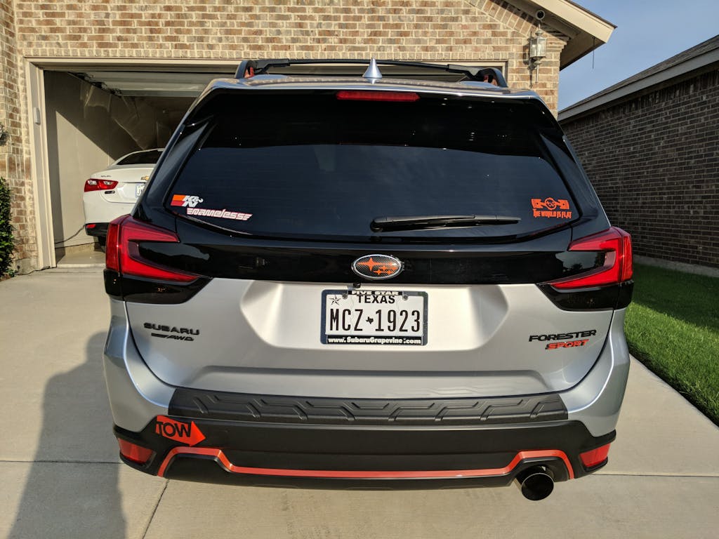 Subaru The World Is Flat Window Decal Sticker | Custom Made In the USA ...