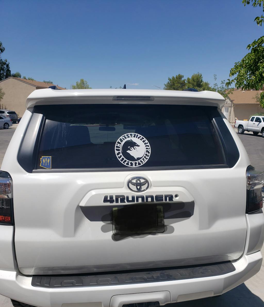 Odin Thor Viking Wolf Window Decal Sticker | Custom Made In the USA ...