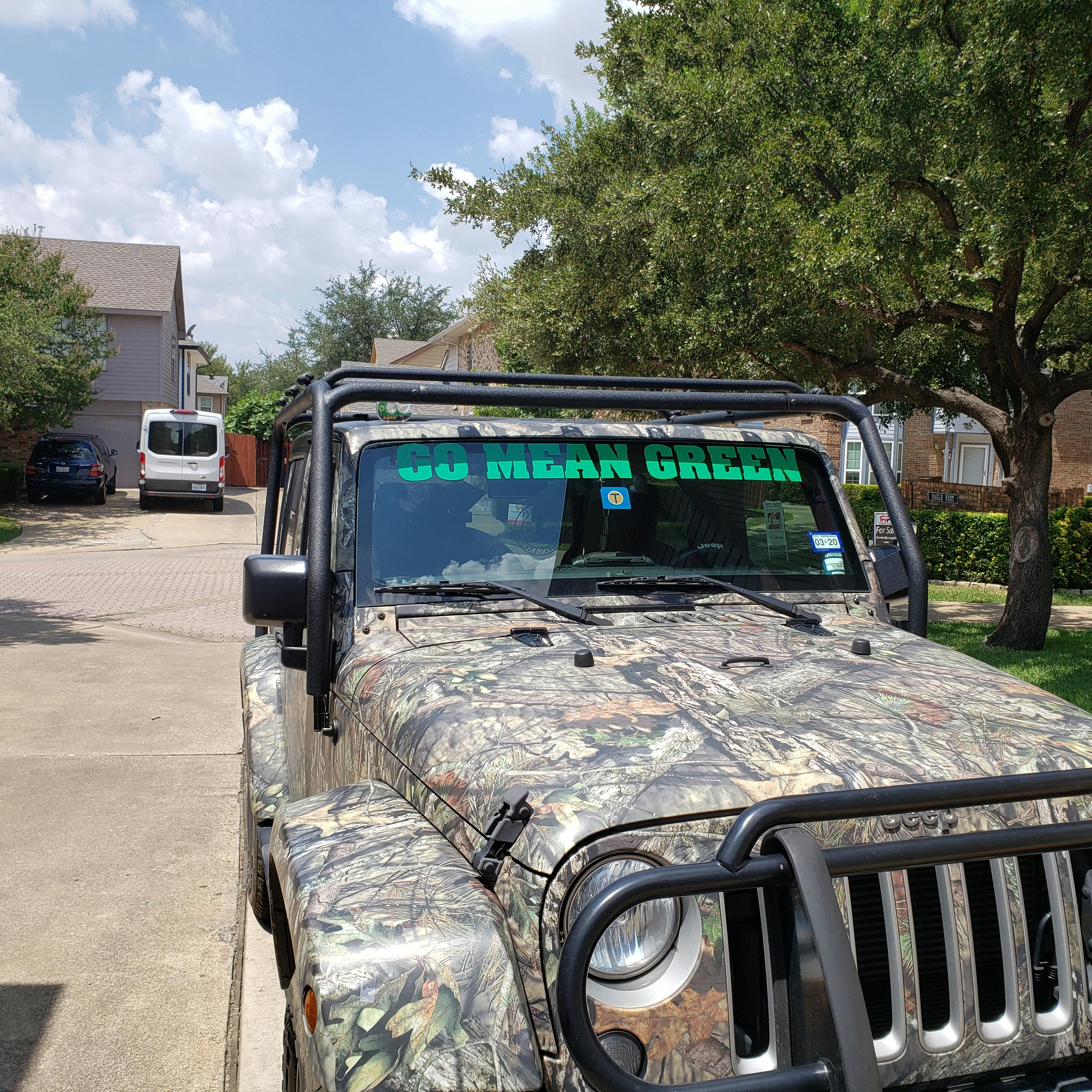Custom Windshield Banner for your Jeep - Make your own - Custom Sticker ...