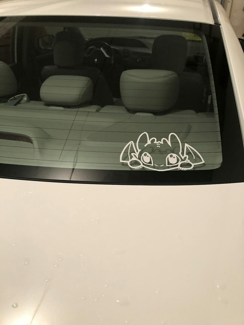 Toothless Dragon Peeking Window Decal Sticker | Custom Made In the USA ...
