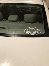 Toothless Dragon Peeking Window Decal Sticker | MADE IN USA