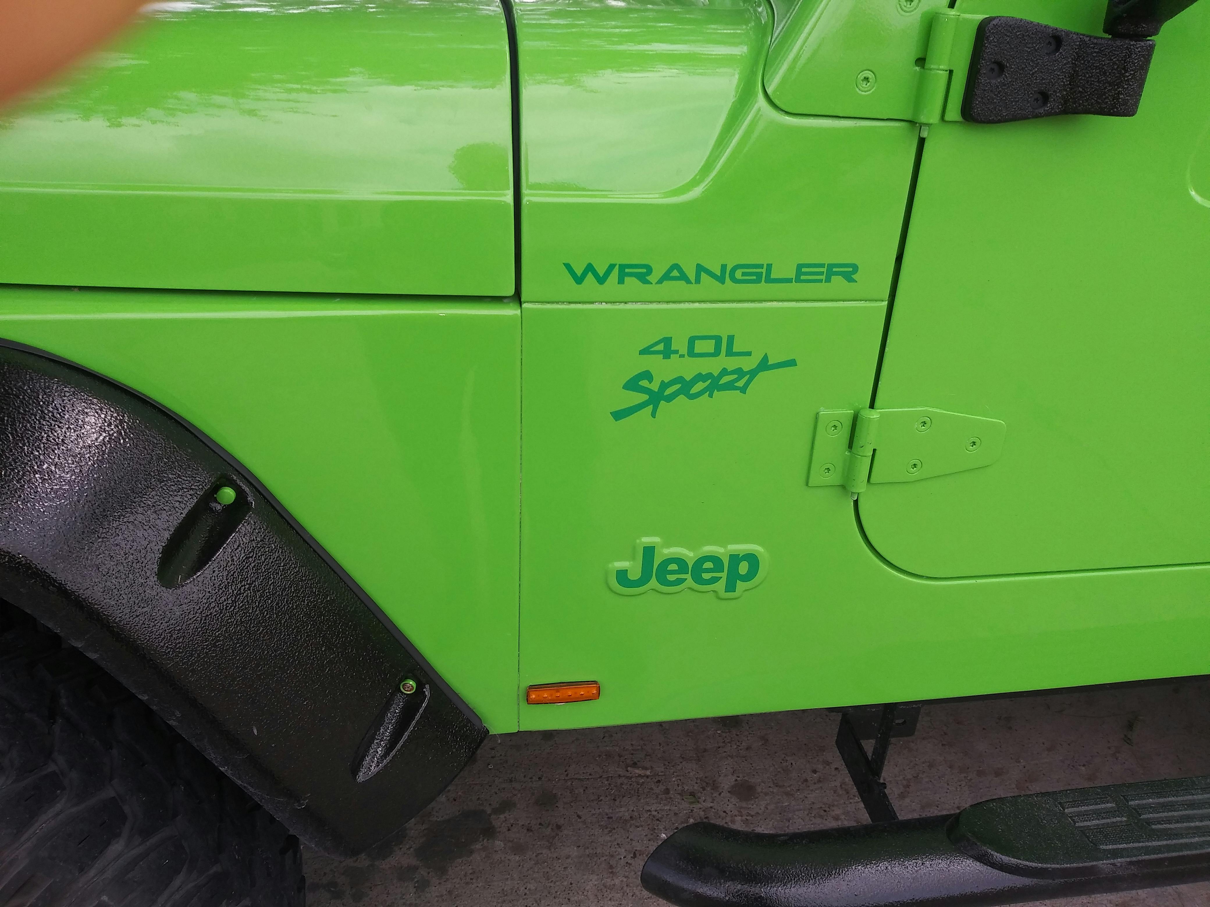 Jeep Wrangler 40 Sport Fender Set Of 2 Jeep Decal Stickers Custom Sticker Shop