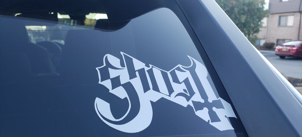 Ghost Band Sticker | Custom Made In the USA | Fast Shipping