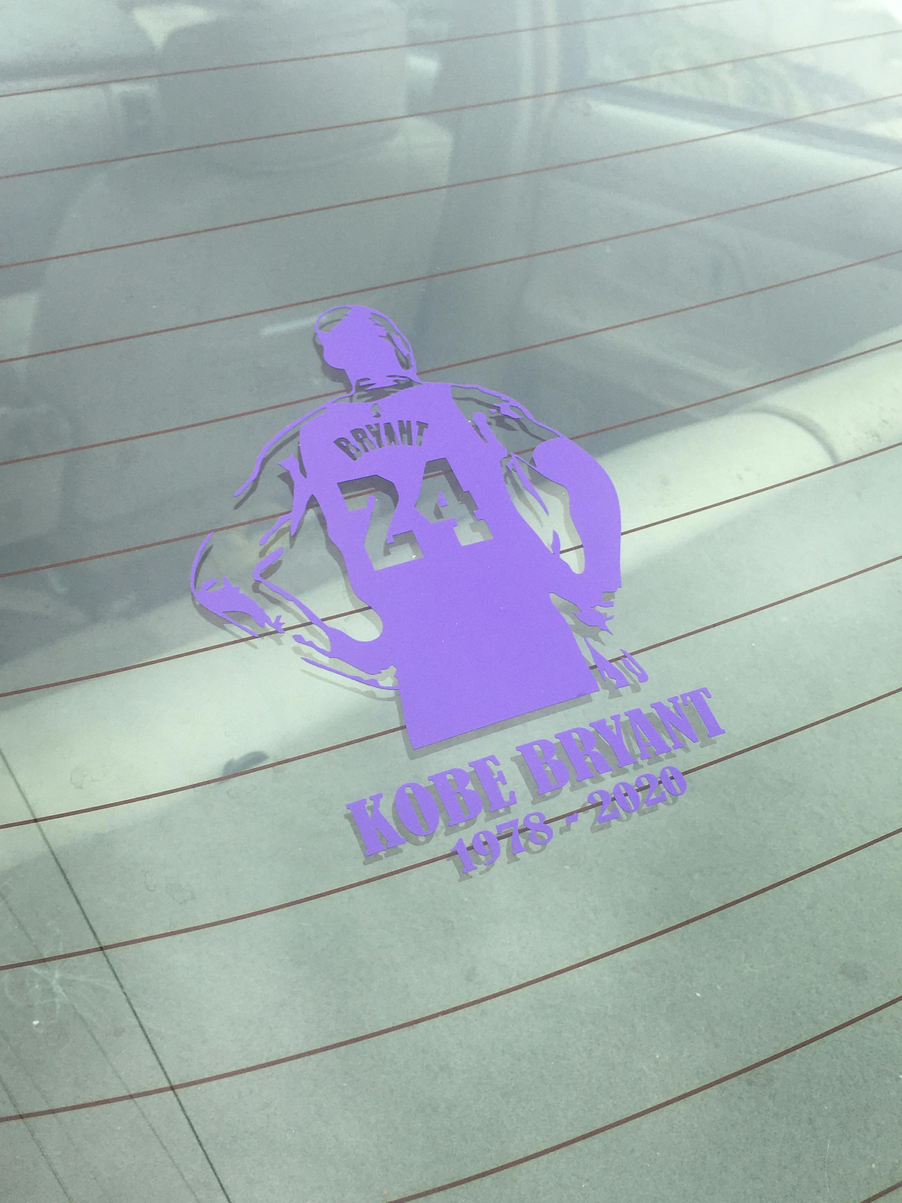 Rest in peace Kobe Bryant Decal Sticker – Custom Sticker Shop