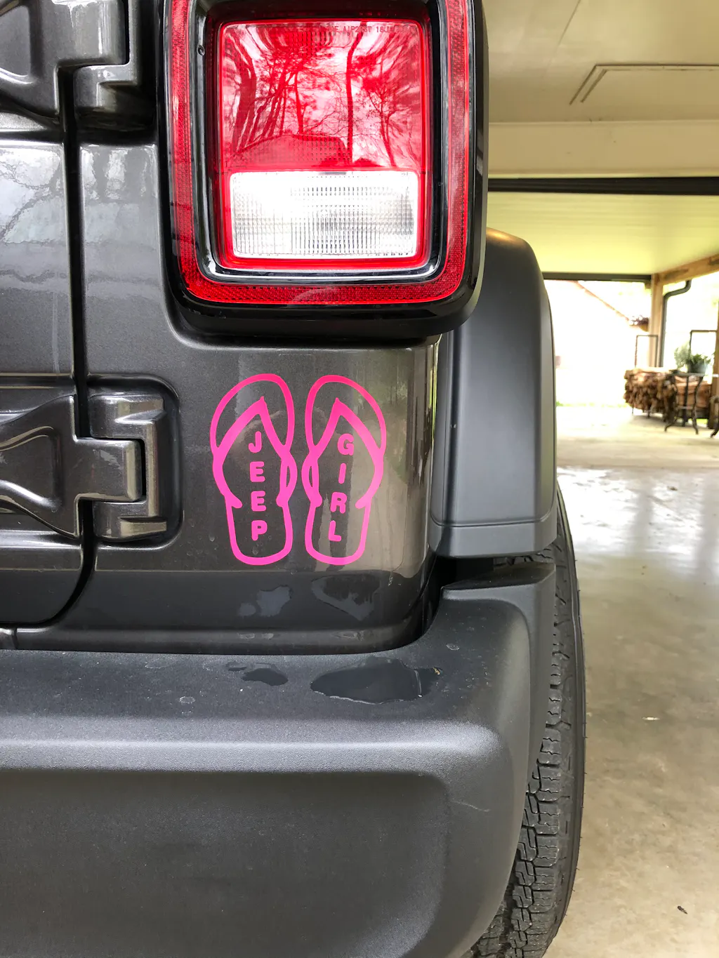 Jeep Girl Flip Flops Jeep Decal Stickers | MADE IN USA