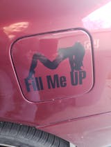 Fill Me Up Sexy Mudflap Girl Fuel Door Window Decal Sticker | Custom ...
