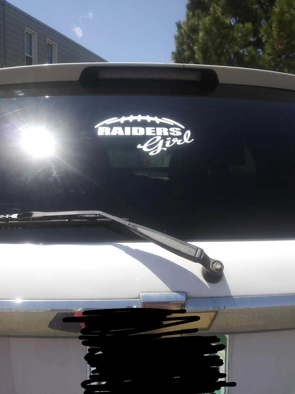 Oakland Raiders Girl Window Decal Sticker | Custom Made In the USA ...