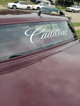 Cadillac Rear Windshield Banner Decal Sticker | Custom Made In the USA ...